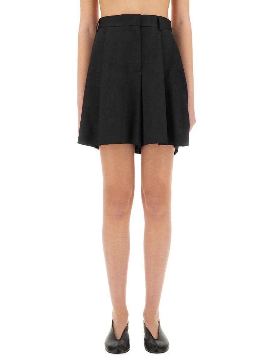ASYMMETRICAL WOOL SHORTS – Lord & Taylor