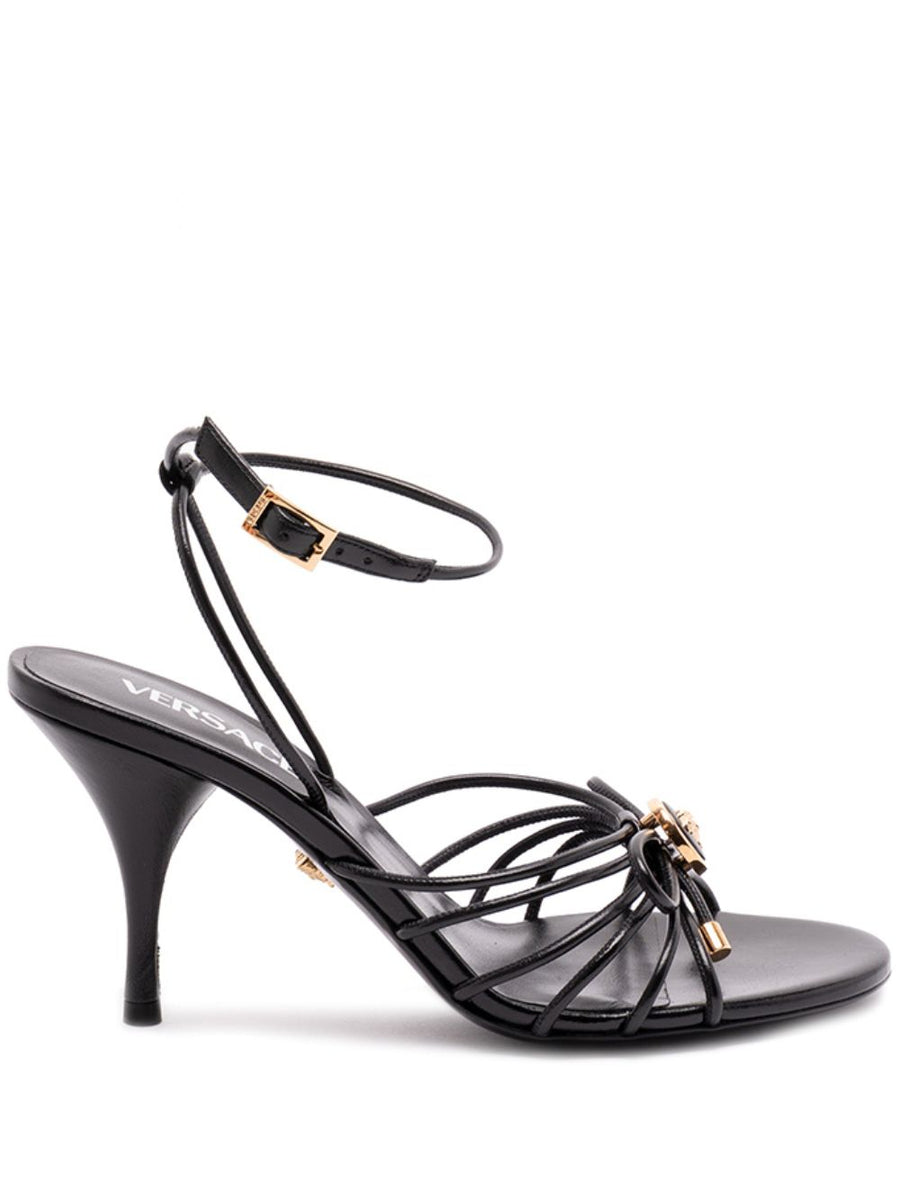 OPERA BOW LEATHER HEEL SANDALS – Lord & Taylor