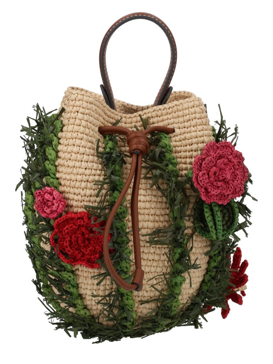 CACTUS BAG WITH FLORAL DETAILS – Lord & Taylor