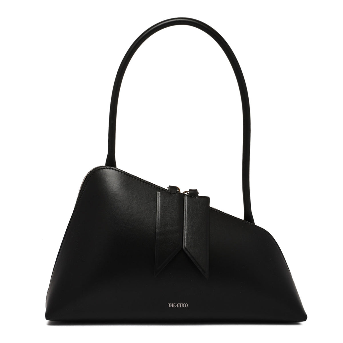 BLACK LEATHER SUNRISE SHOULDER BAG – Lord & Taylor