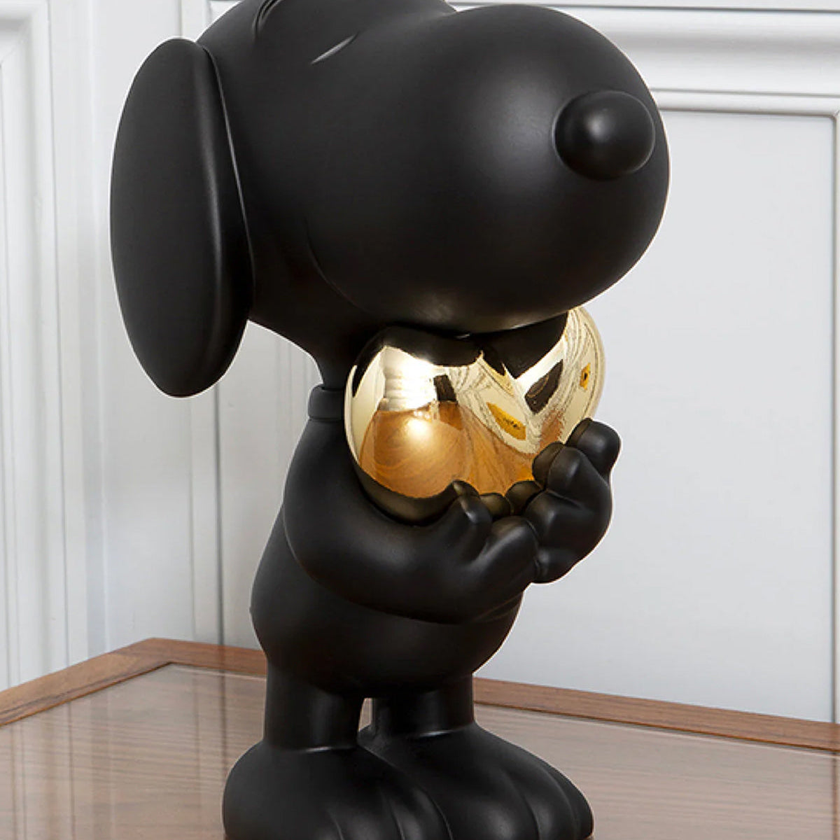 Snoopy HEART - LD Studio - Matt Black & Chromed Gold - 21.5" – Lord ...
