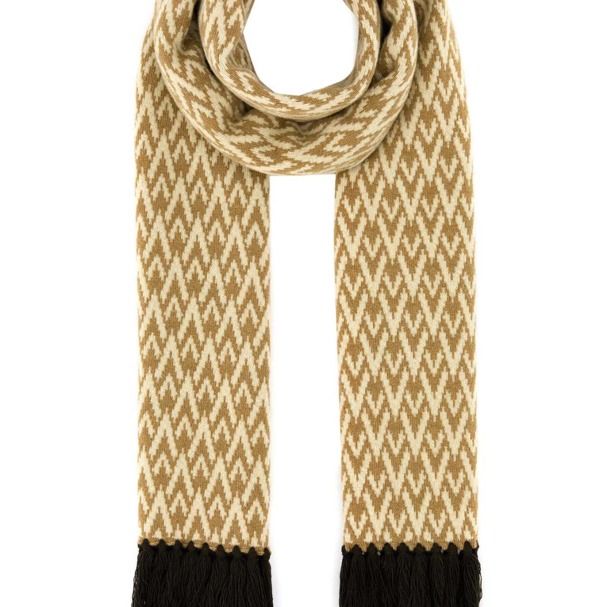 EMBROIDERED WOOL TOUTE LA V SCARF – Lord & Taylor