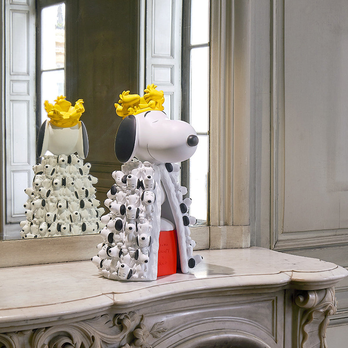 Snoopy King with Mini Snoopies on Cape & Woodstock as Crown 17" – Lord ...