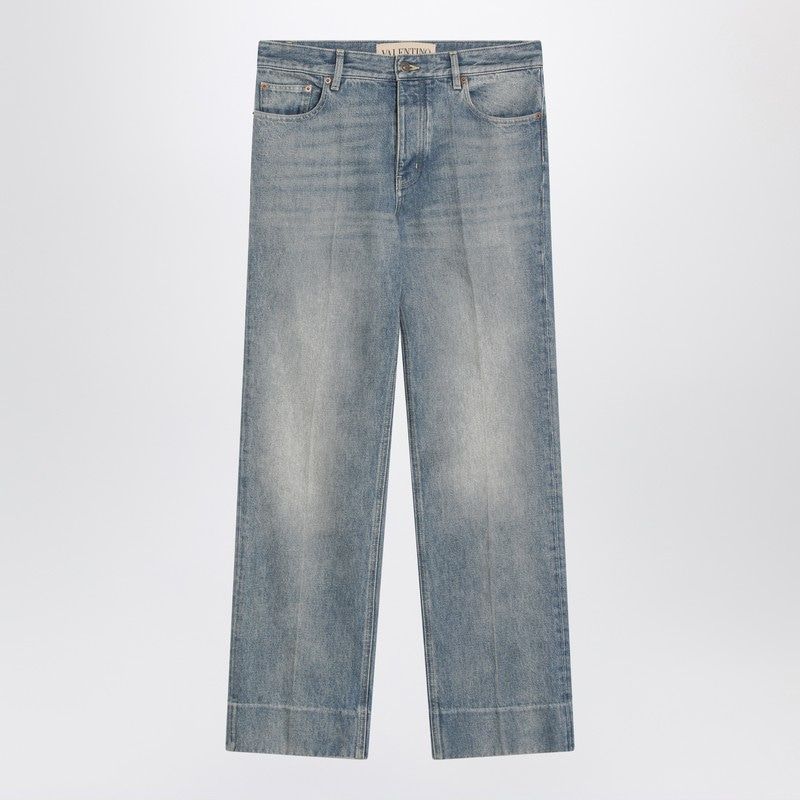 MEDIUM BLUE WASHED-EFFECT JEANS – Lord & Taylor