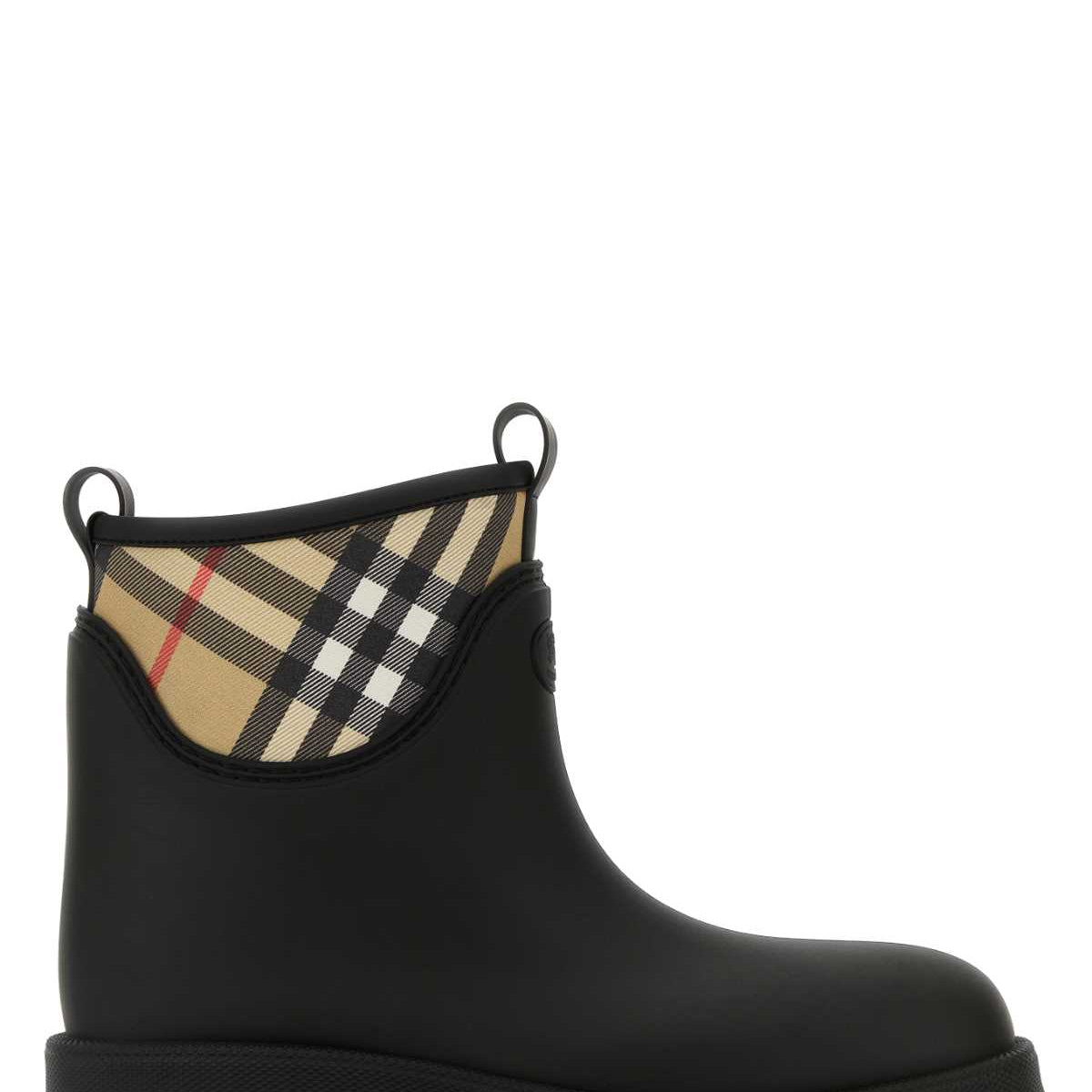 BLACK RUBBER MARSH STAMP ANKLE BOOTS – Lord & Taylor
