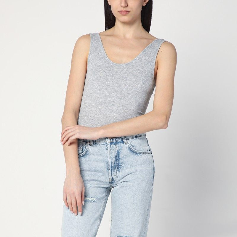 GINNY GREY RIBBED BODYSUIT – Lord & Taylor