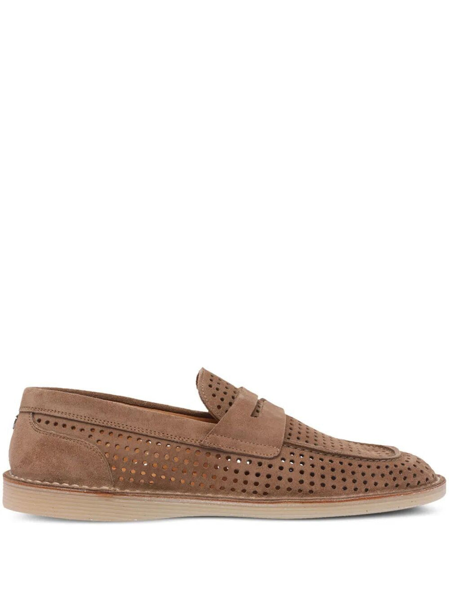 NEW FLORIO PERFORATED SUEDE LOAFERS – Lord & Taylor