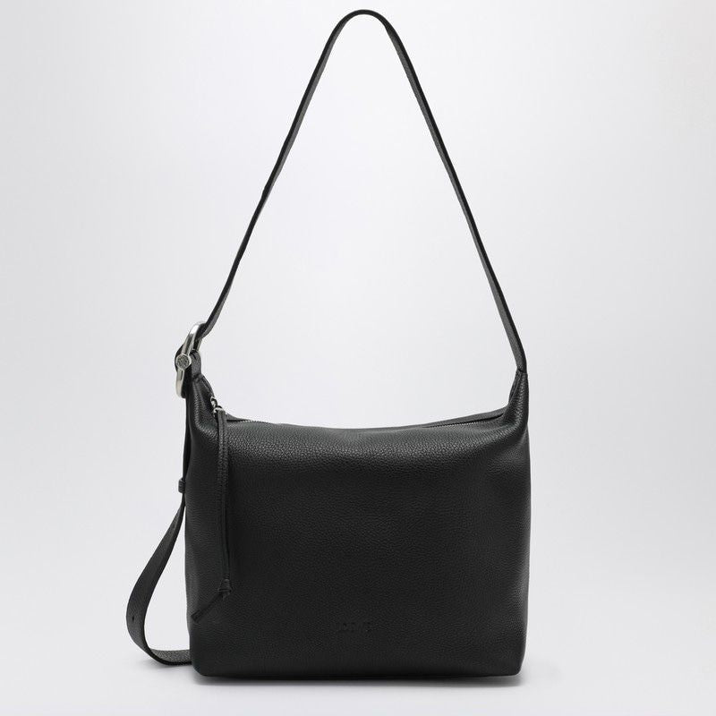 LOOP HOBO BAG IN BLACK GRAINED LEATHER – Lord & Taylor