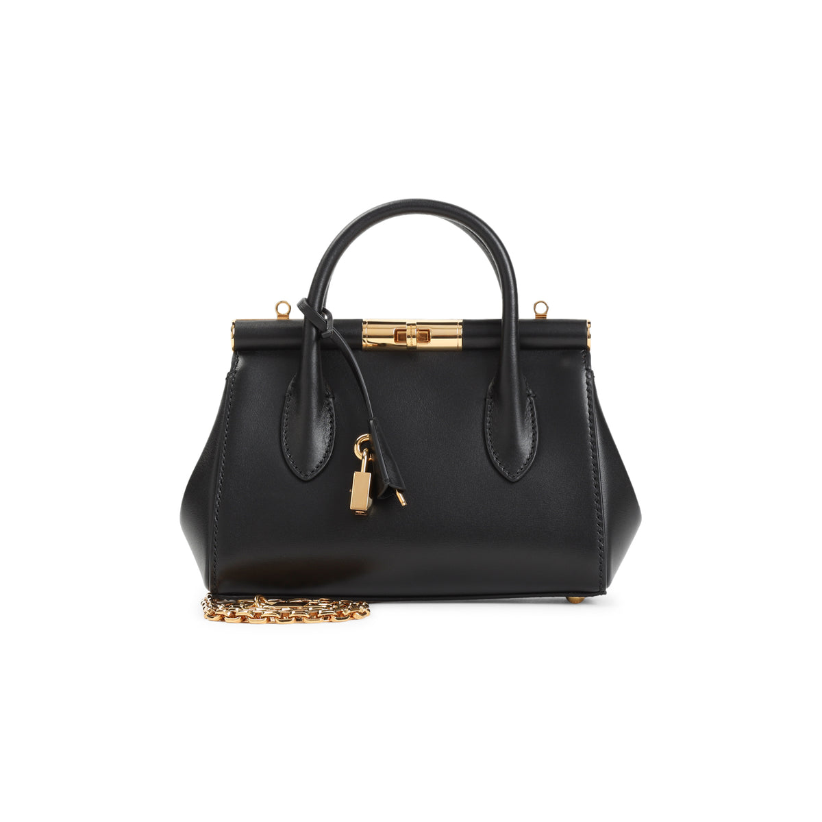 BLACK LEATHER MARLENE HANDBAG – Lord & Taylor