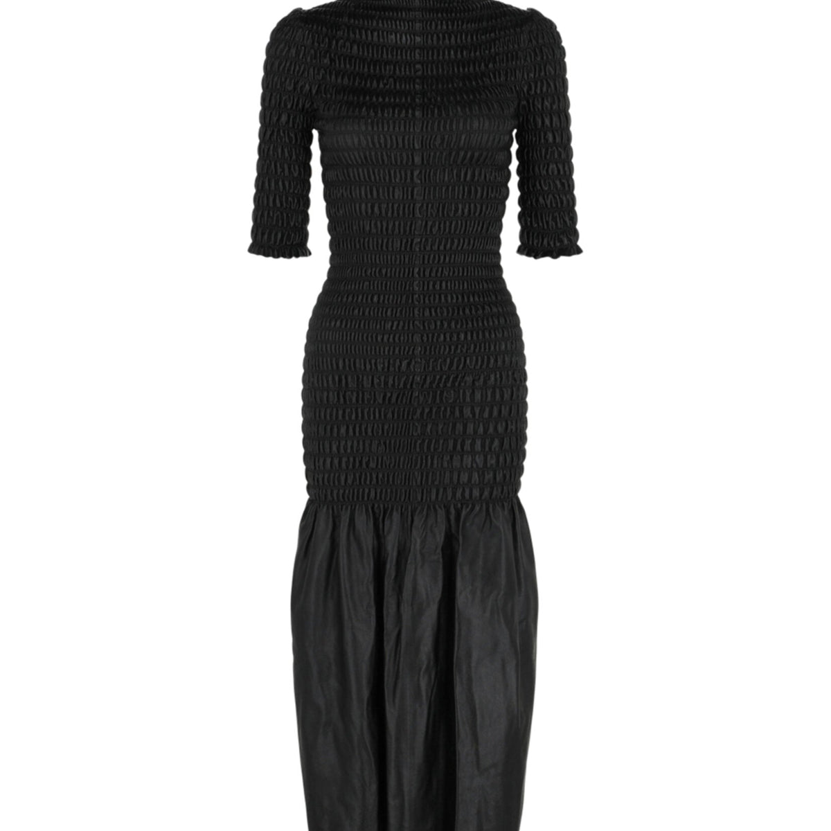 Smocked Leather Midi Dress – Lord & Taylor
