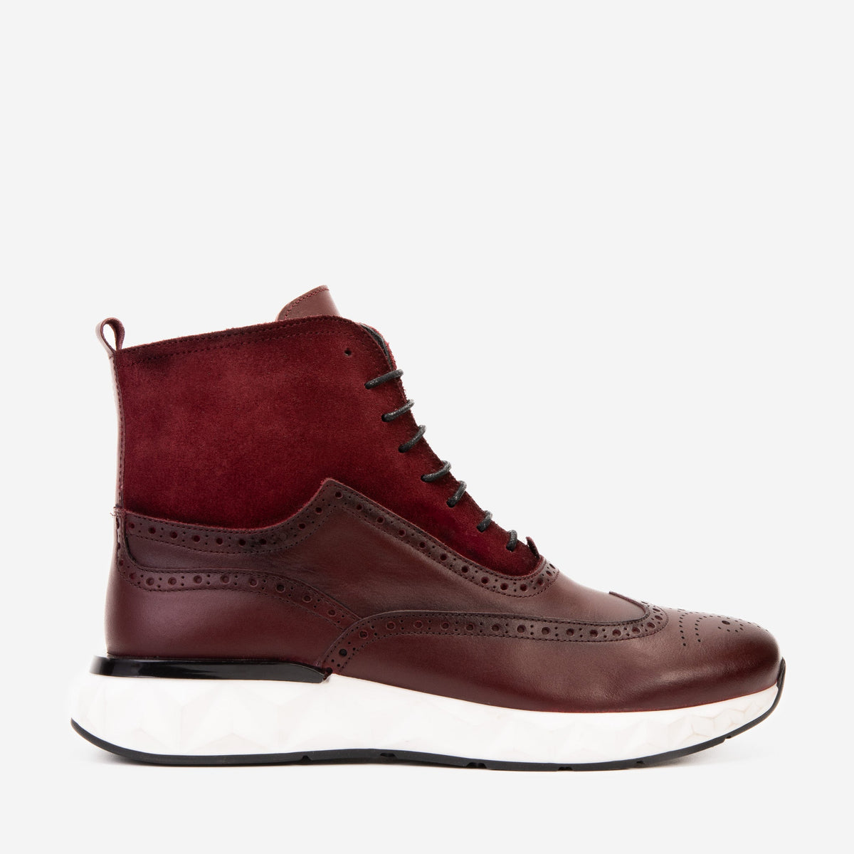 The Regent Burgundy Leather Wingtip Brogue Men Casual Boot – Lord & Taylor