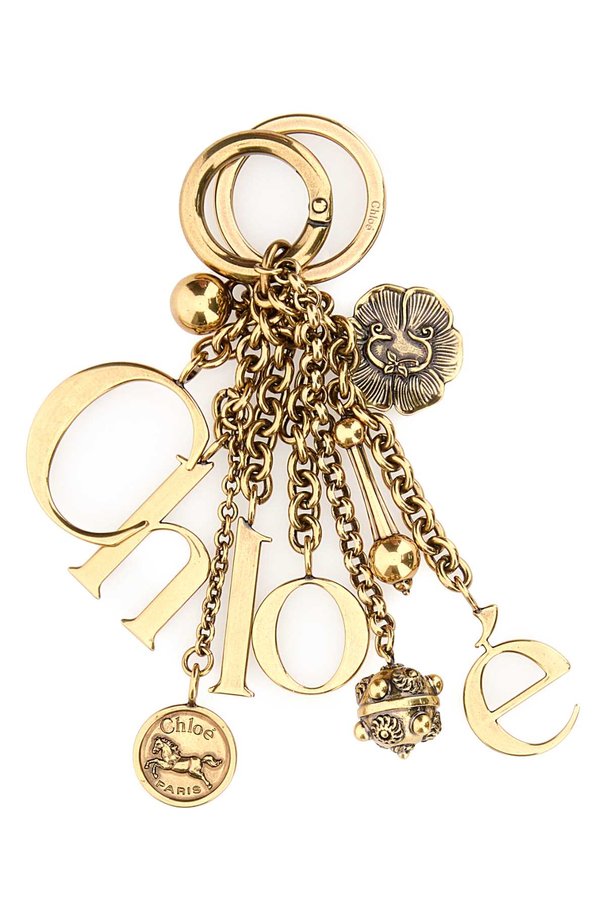 GOLD METAL CHLOÃ© SYMBOLS KEYRING – Lord & Taylor