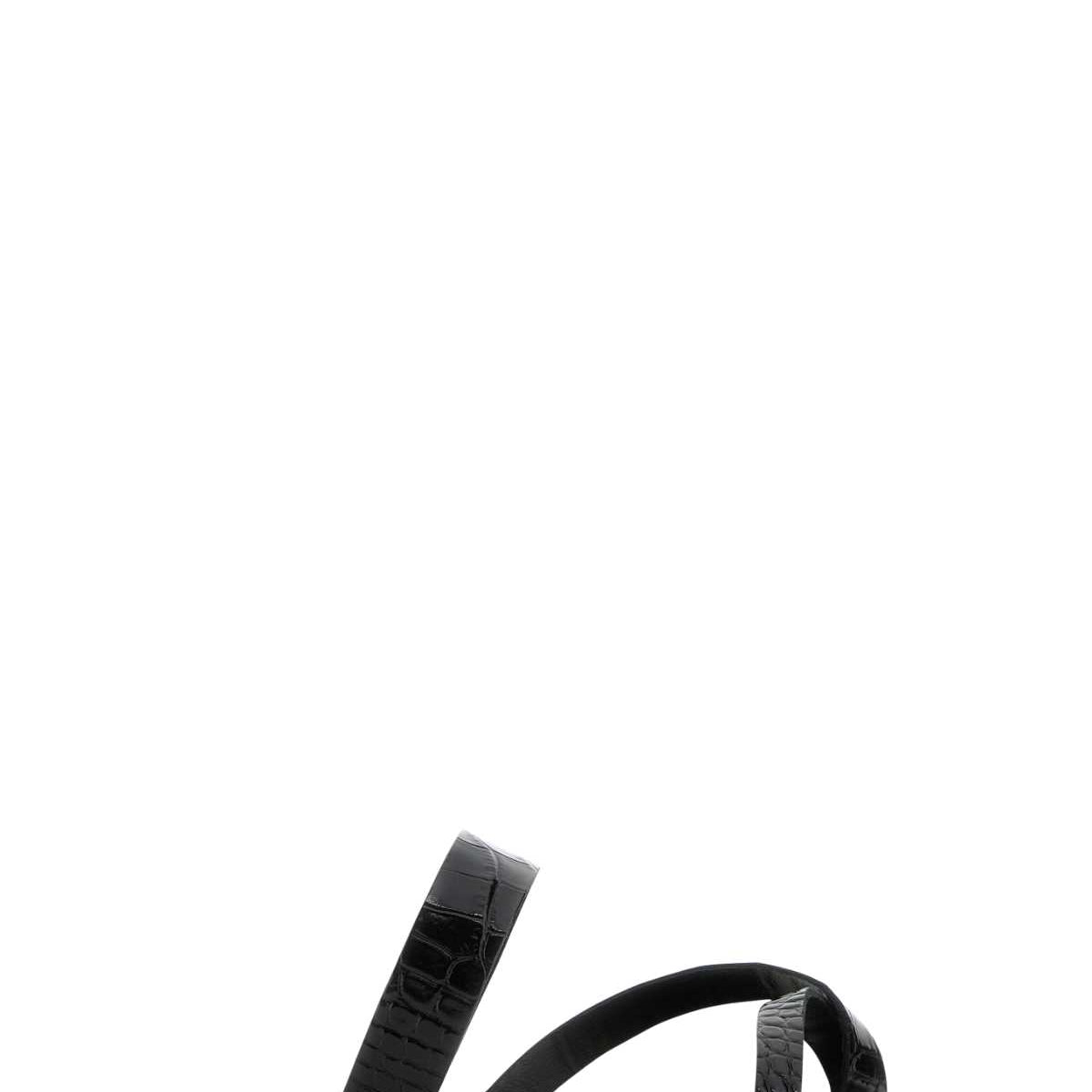 BLACK LEATHER DAPHNAE THONG SLIPPERS – Lord & Taylor