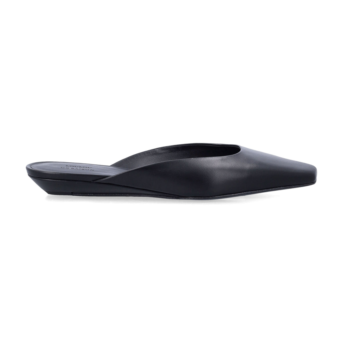 LOULOU DIANE BLACK LEATHER MULES – Lord & Taylor
