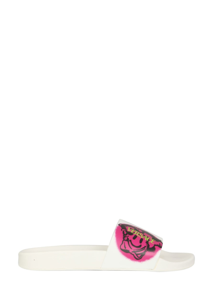 MEDUSA SMILEY SLIDE SANDALS – Lord & Taylor