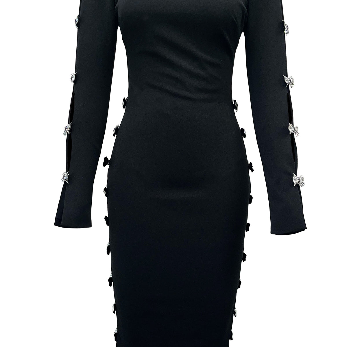 Emery Bow Detail Dress – Lord & Taylor