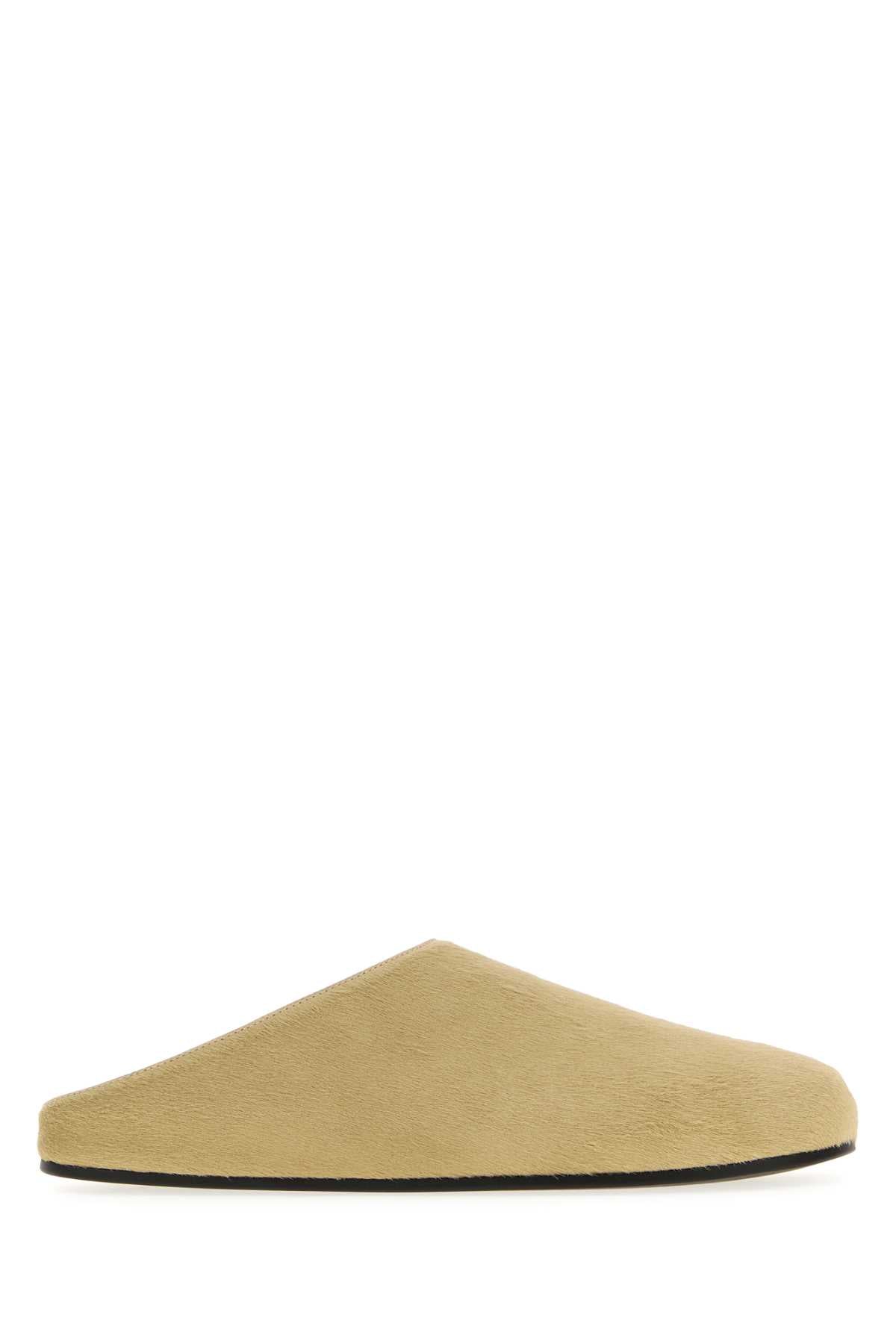 BEIGE CALF HAIR HUDSON SLIPPERS – Lord & Taylor
