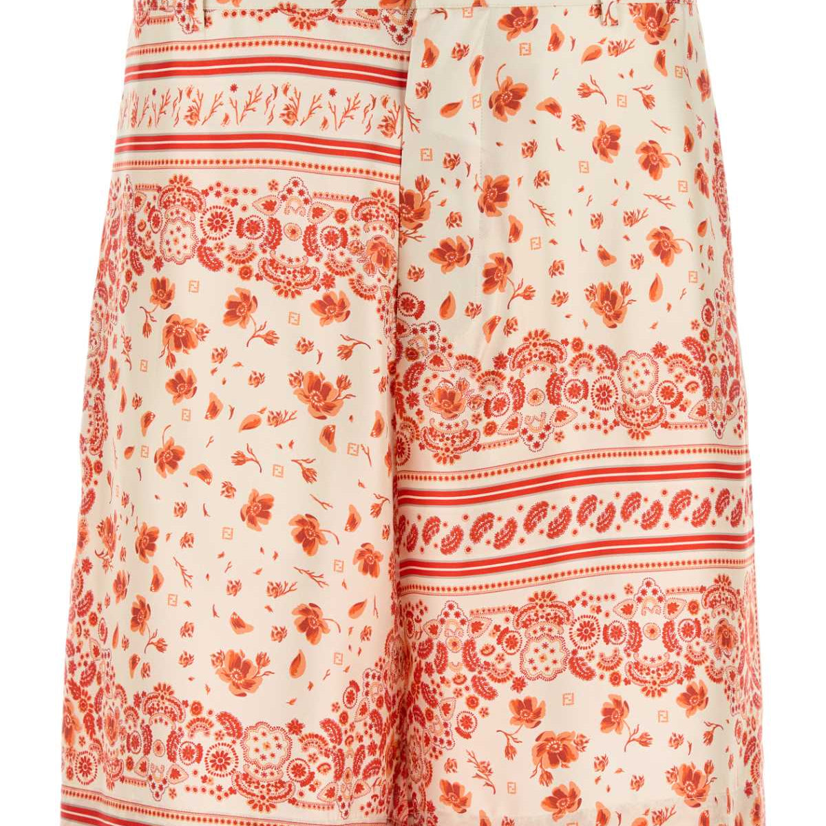 PRINTED SILK BERMUDA SHORTS – Lord & Taylor