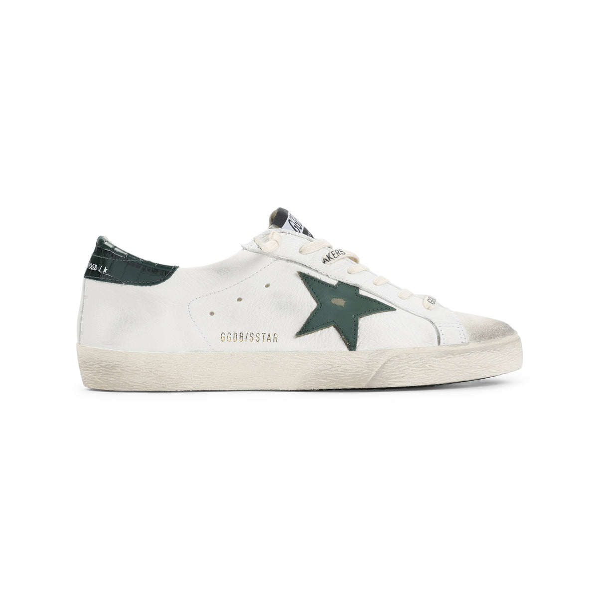 "SUPER STAR" NAPPA UPPER SUEDE TOE AND TONGUE LEATHER STAR PRINTED LEA ...