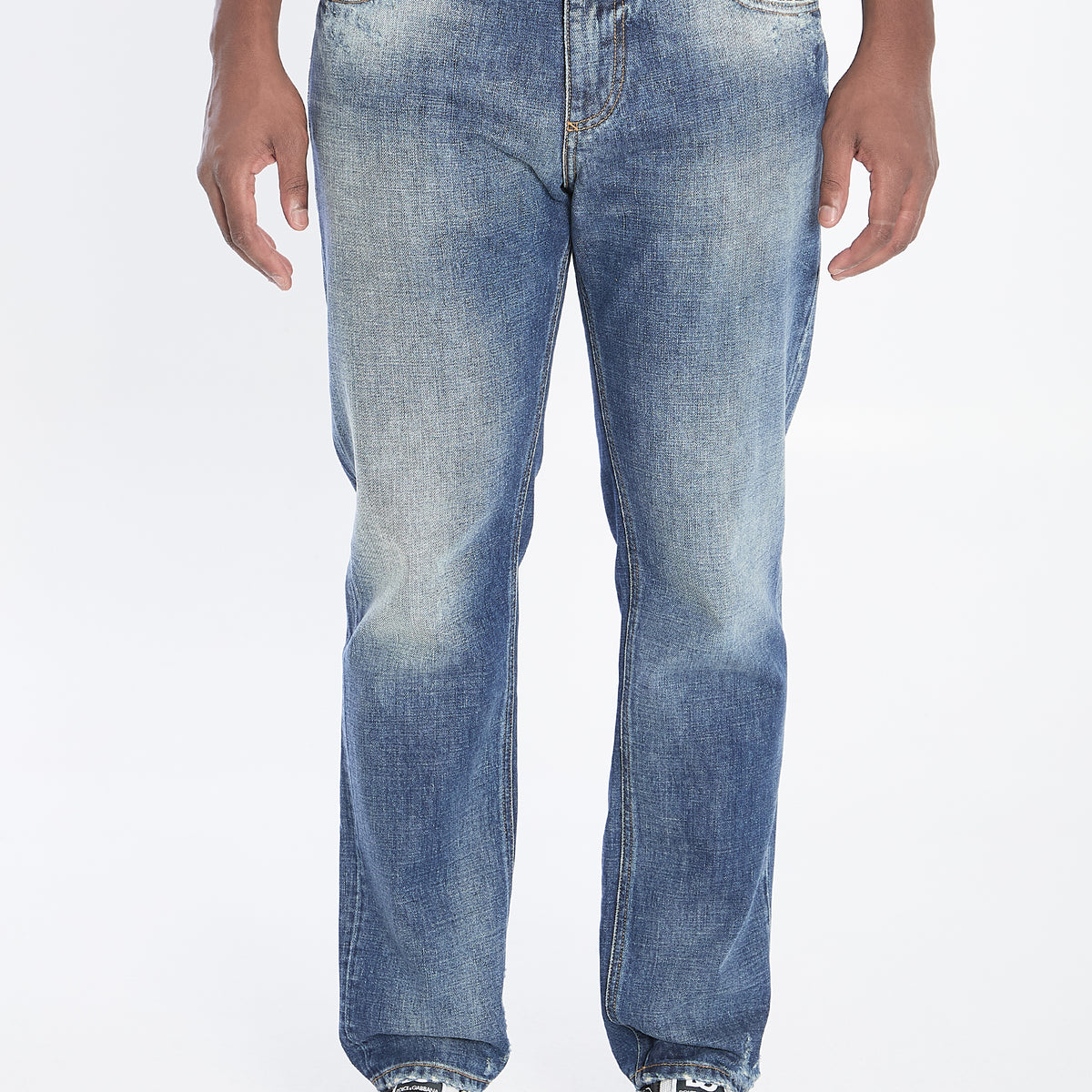 DENIM PANTS WITH PLAQUE – Lord & Taylor