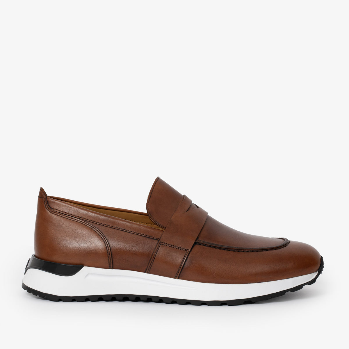 The Lara Tan Leather Men Sneaker – Lord & Taylor