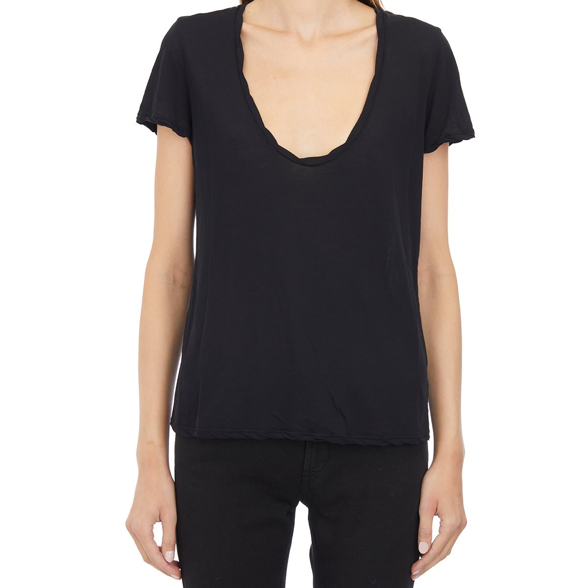 T-SHIRT SCOLLO PROFONDO – Lord & Taylor