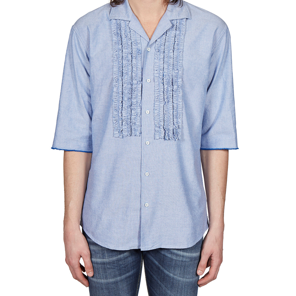 COTTON SHIRT WITH JABOT – Lord & Taylor