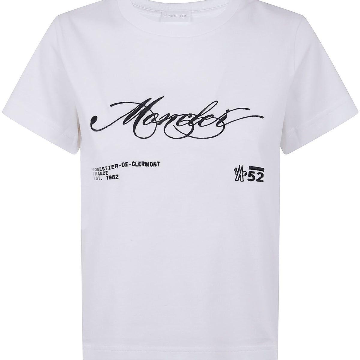 COTTON T-SHIRT WITH EMBROIDERED CURSIVE LOGO – Lord & Taylor