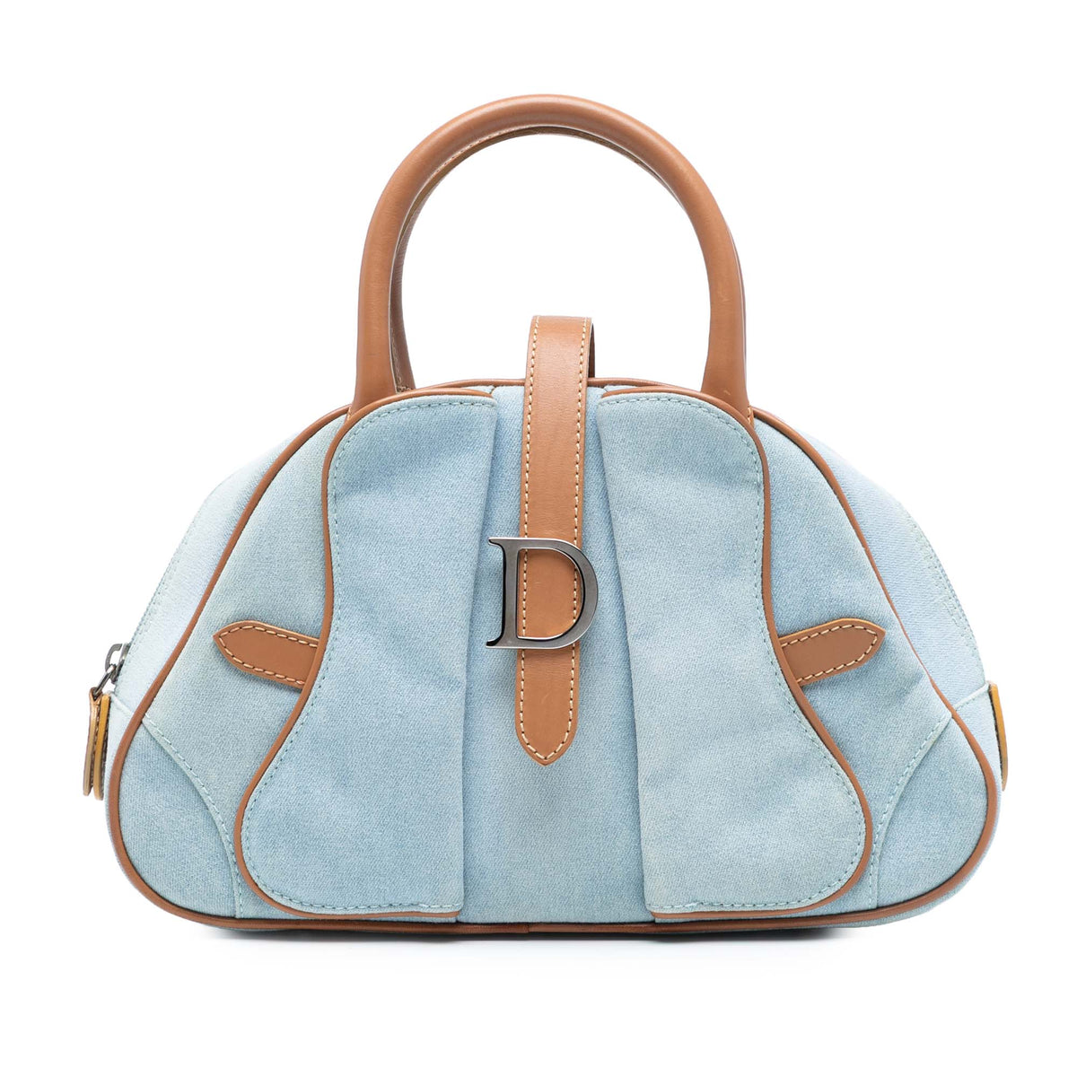 Mini Denim Double Saddle Bowler Bag – Lord & Taylor