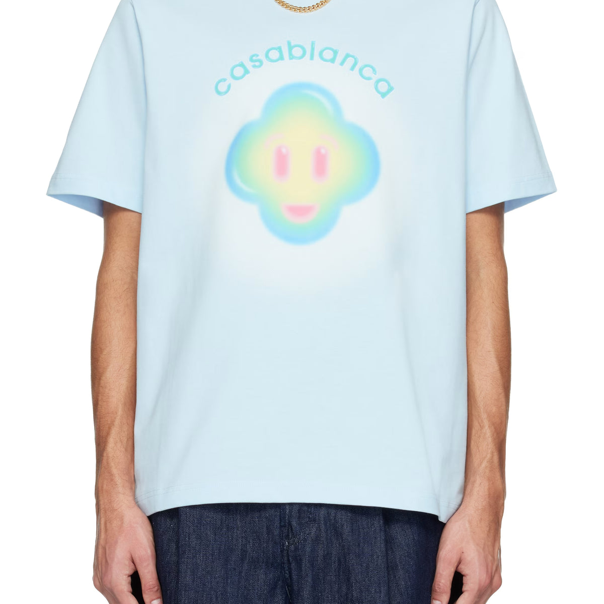 Airbrush Smiley print T-shirt – Lord & Taylor