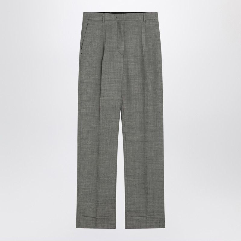 WIDE GREY TROUSERS IN WOOL – Lord & Taylor