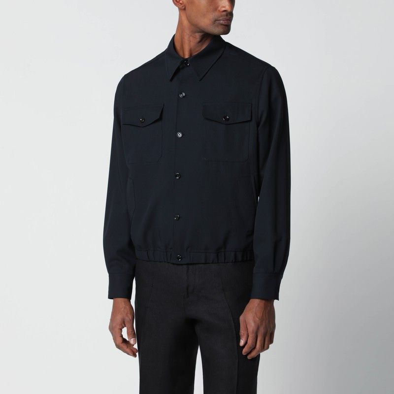 BLUE WOOL SHIRT JACKET – Lord & Taylor