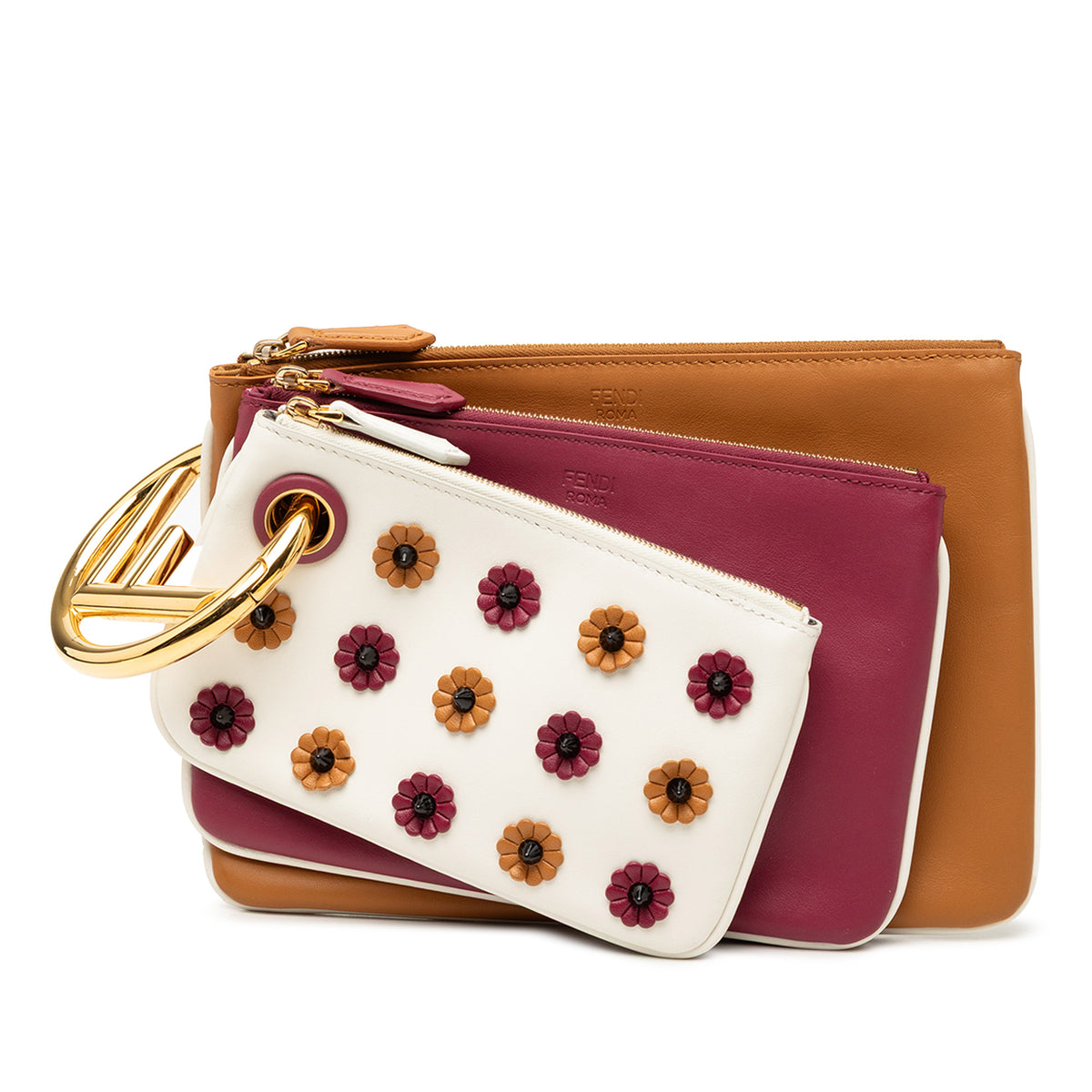 Fendi Leather Flowerland Triplette Clutch – Lord & Taylor