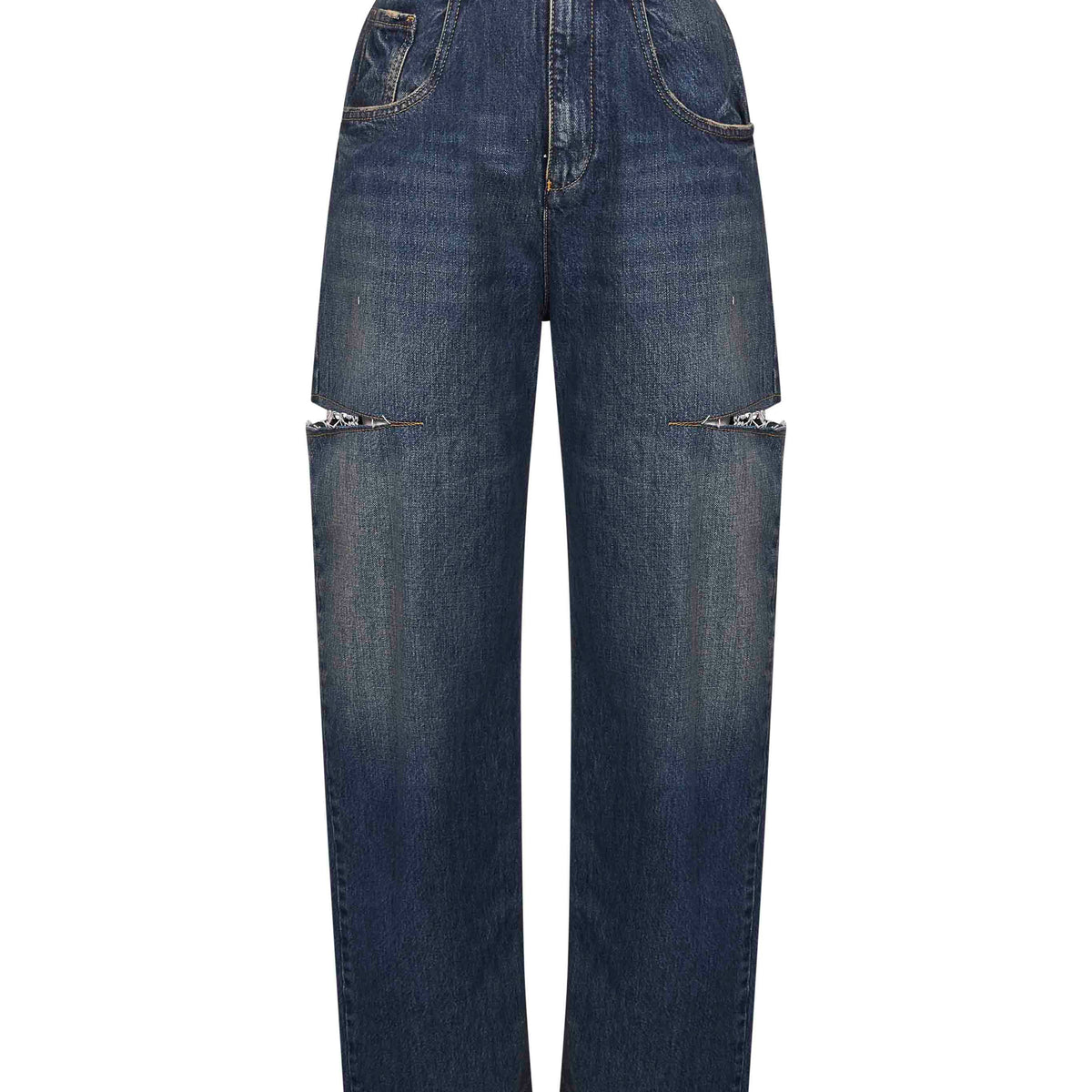 Blue Denim Slash Detail Jeans – Lord & Taylor