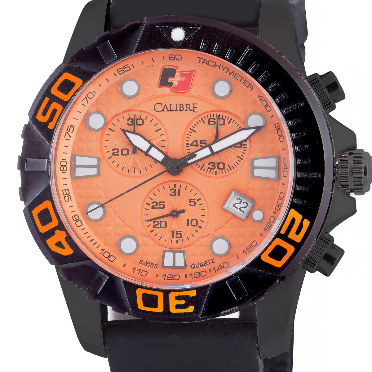 Men's Calibre Akron Orange Dial Quartz Watch – Lord & Taylor