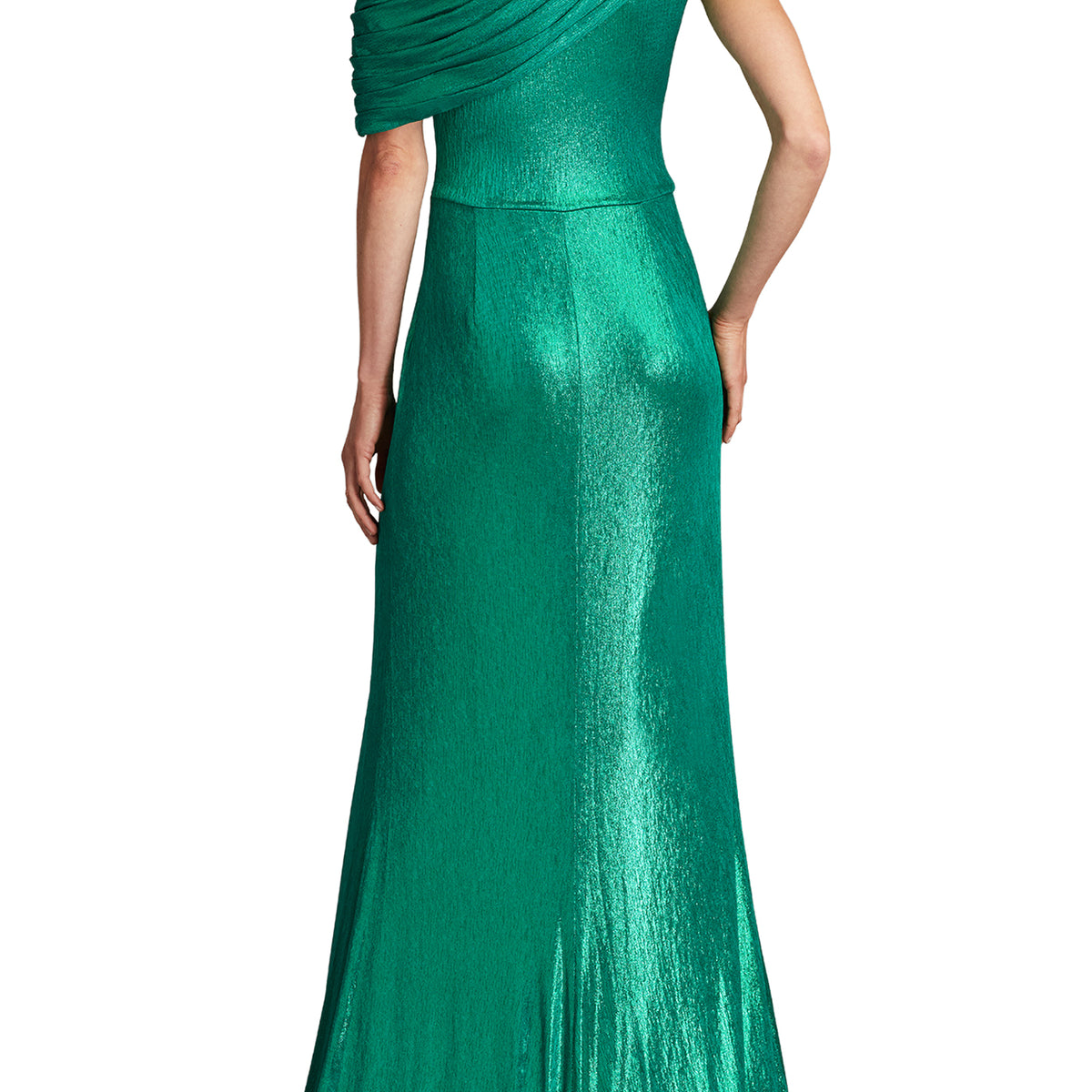 Boise Metallic Waterfall Flounce Gown ALOE – Lord & Taylor